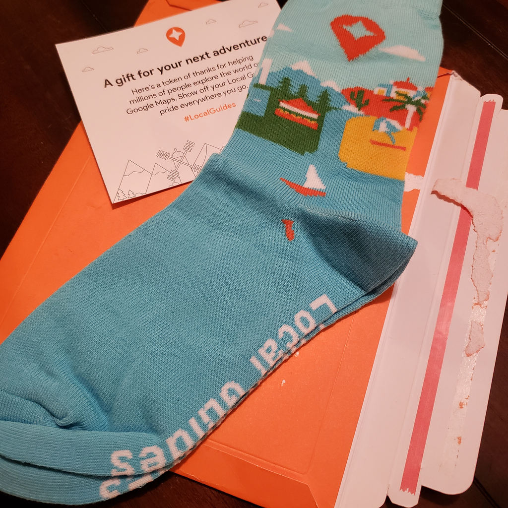 Google Local Guide socks! | T+G